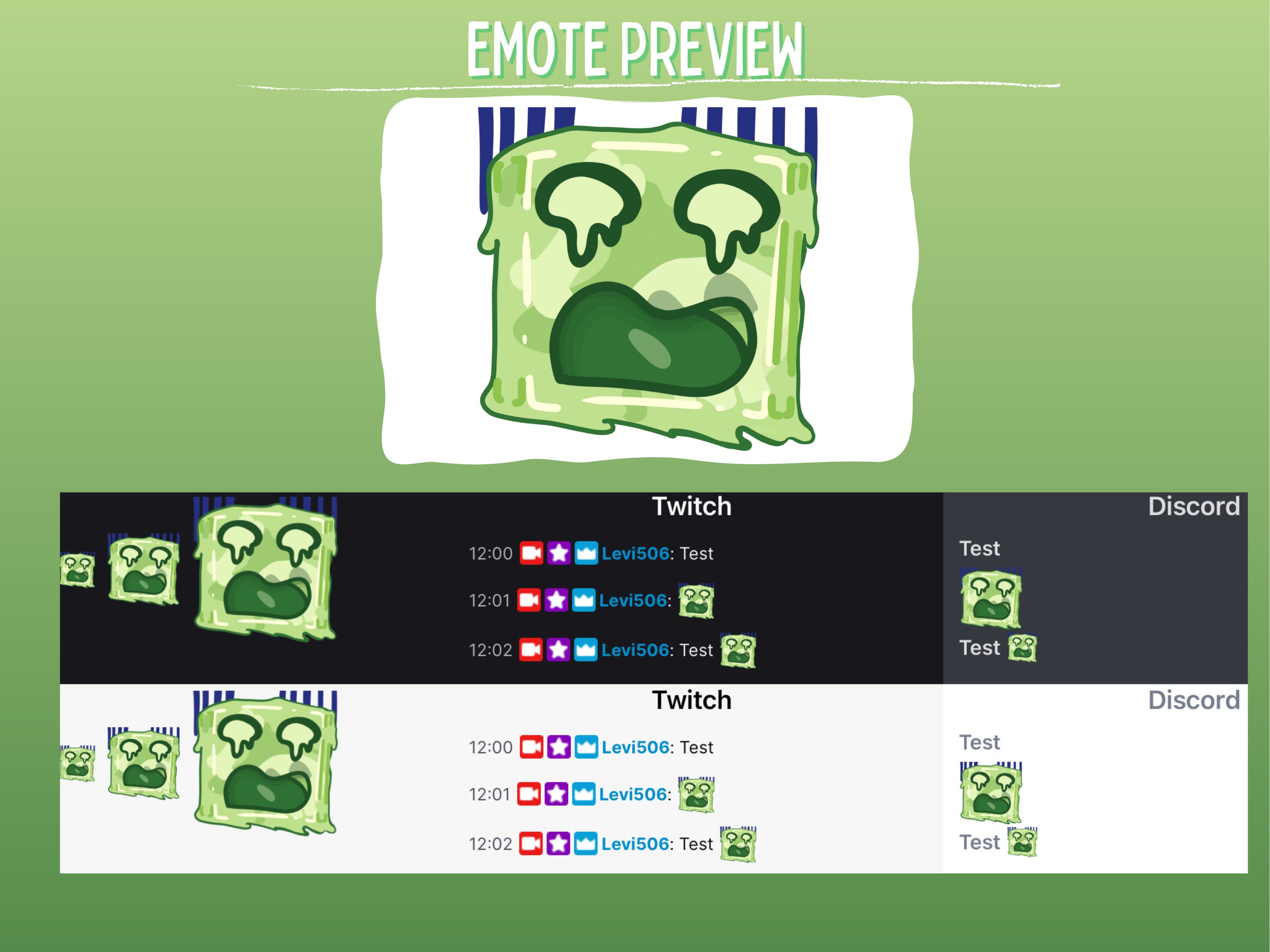 Dnd Monster Gelatinous Cube Emote or Badge Pack for Twitch - Etsy