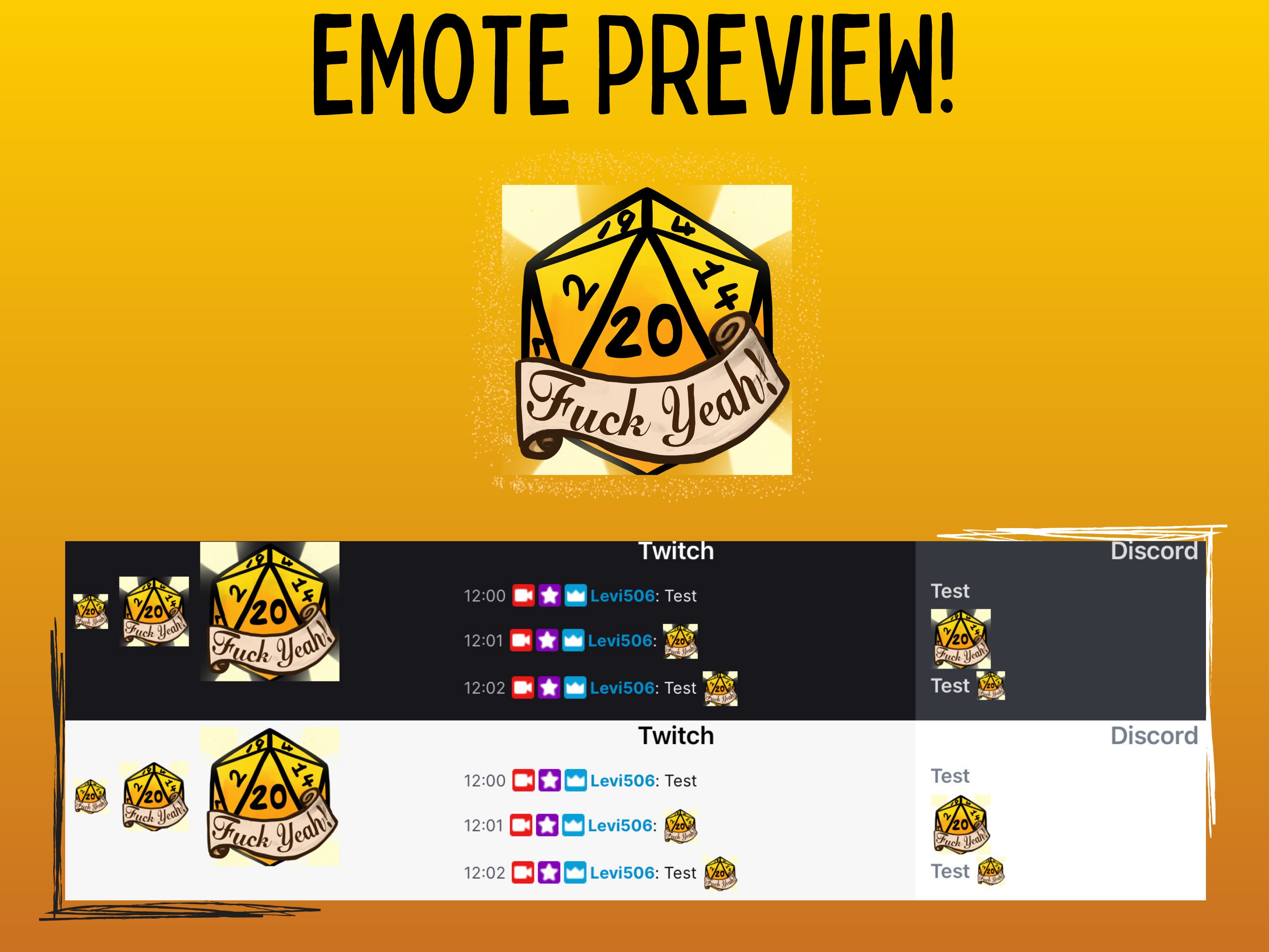 D20 Dice Emote Set 2.0! New and Updated Version! | Tags: Natural 20 ...