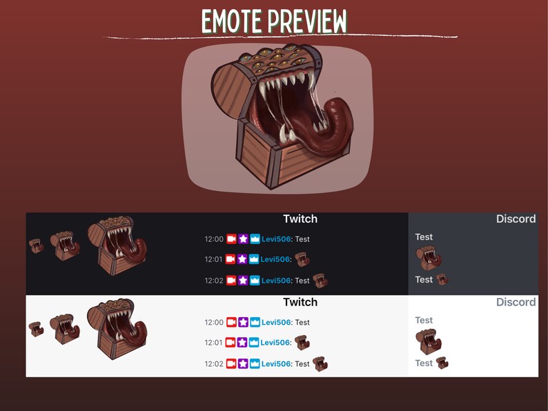 DND Monsters Emote Pack for Twitch or Discord - Etsy Canada