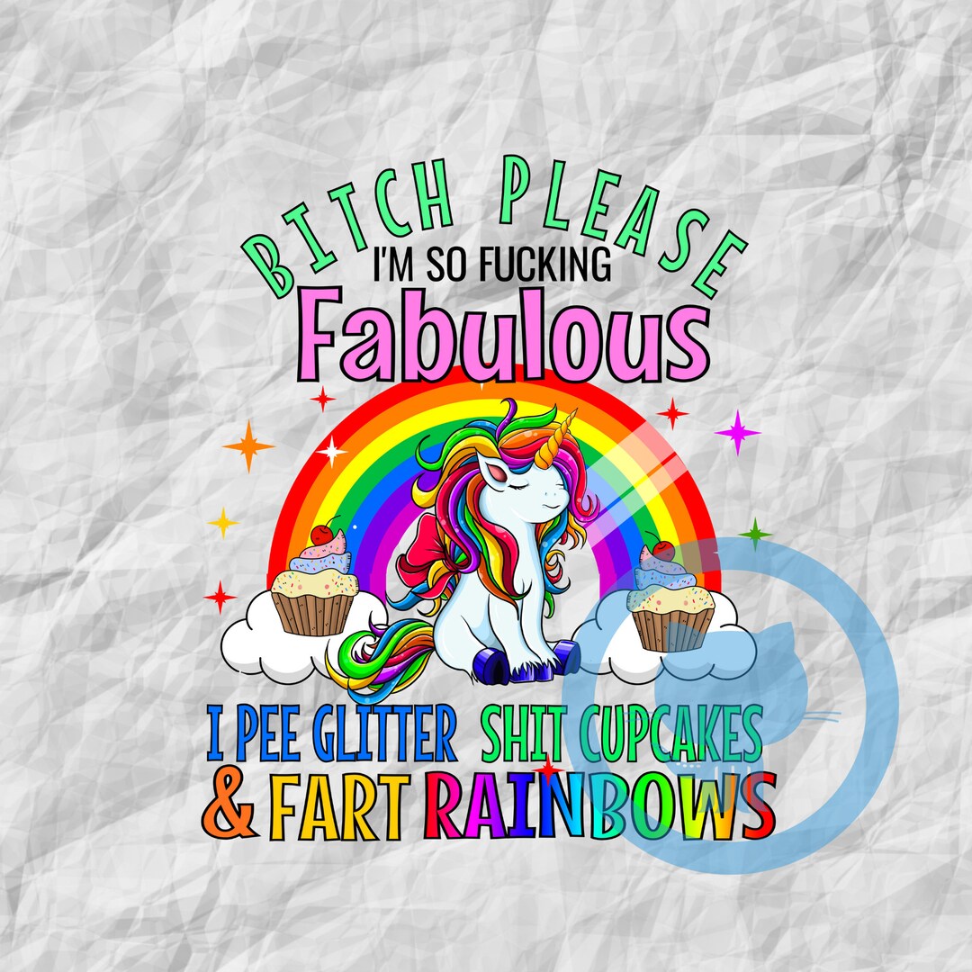 Adult Humor, Unicorn, Sprinkle That Shit, Rainbows, PNG, Digital Design ...