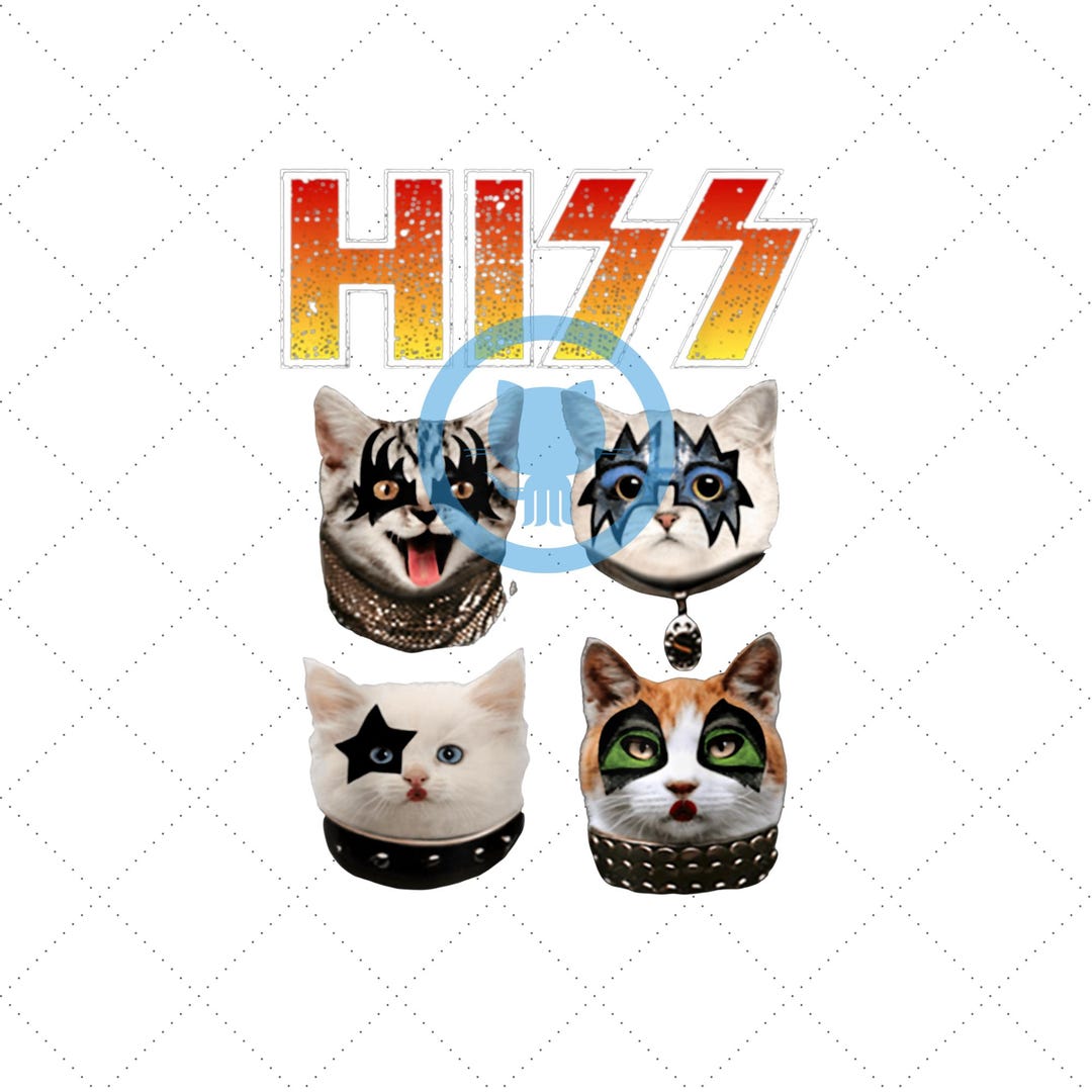HIZZ Cats PNG: Rock Band Sublimation Design (digital Download) - Etsy