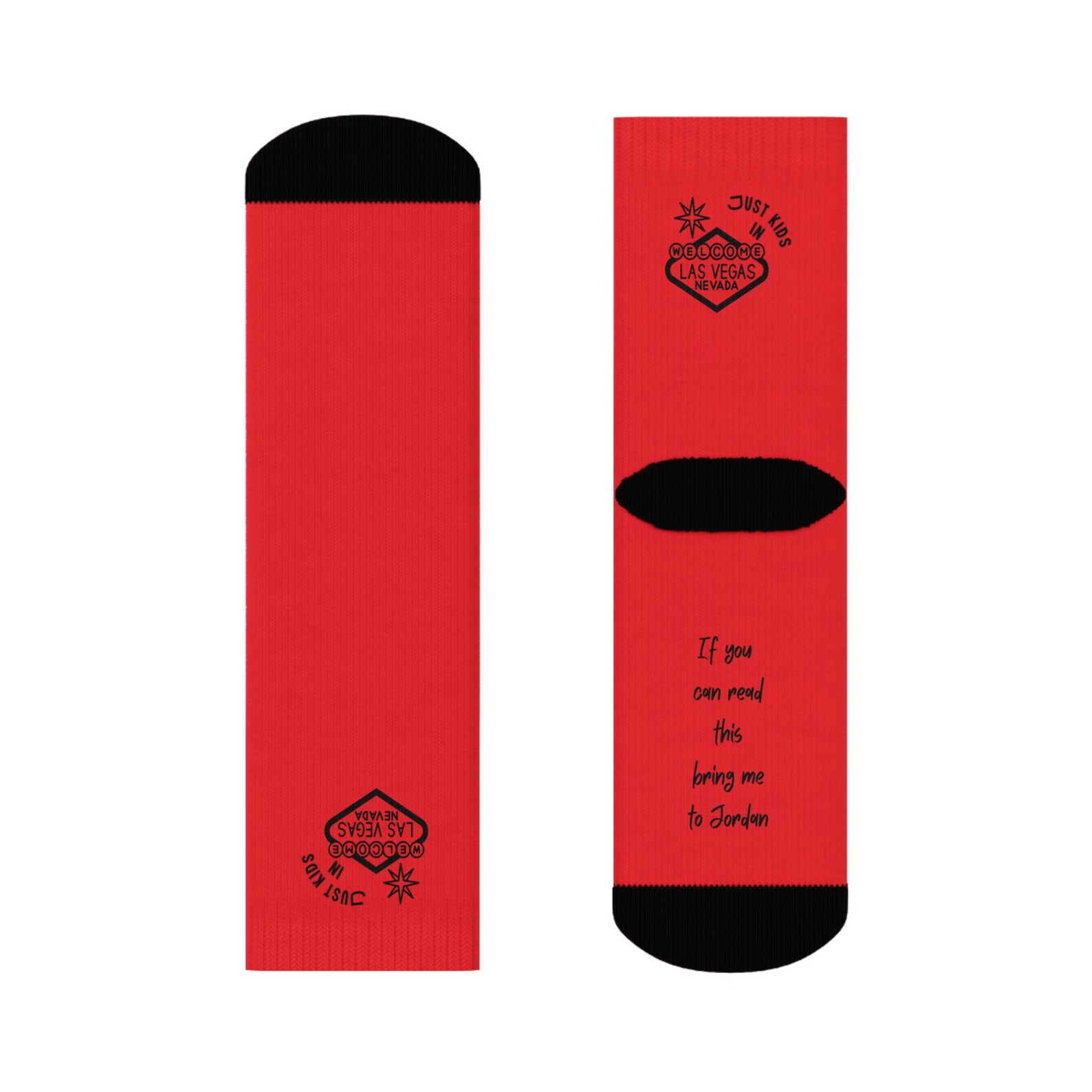 Jordan Girl Crew Socks Inspired by His Mic Color - Etsy
