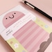 Wormie Notepad - Cute Earthworm Notes List Desk Pad, Spring Gift Ideas ...