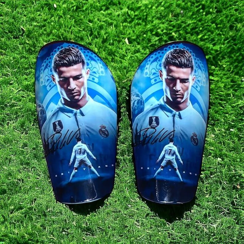 Custom Shin Guards Soccer Ronaldo 1, Lightweight and Unique Designs for ...