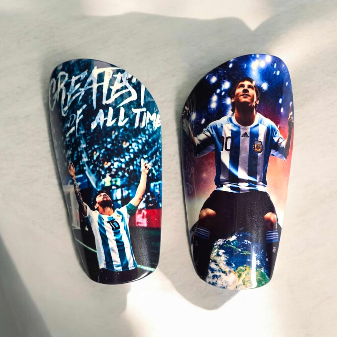 Custom Shin Guards Soccer Messi 4, Lightweight and Unique Designs for ...