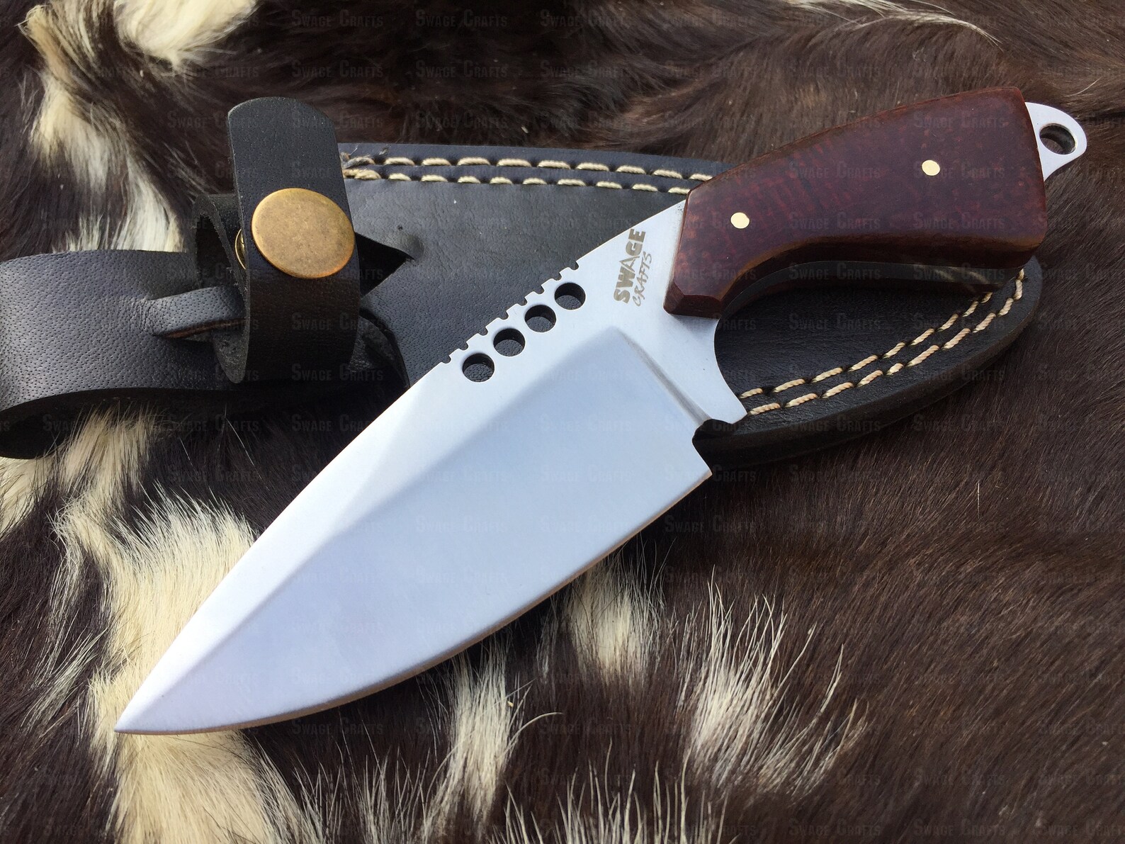 Handmade Hunting Knives steel Hunting Knives boot Knife Gift Outdoor ...