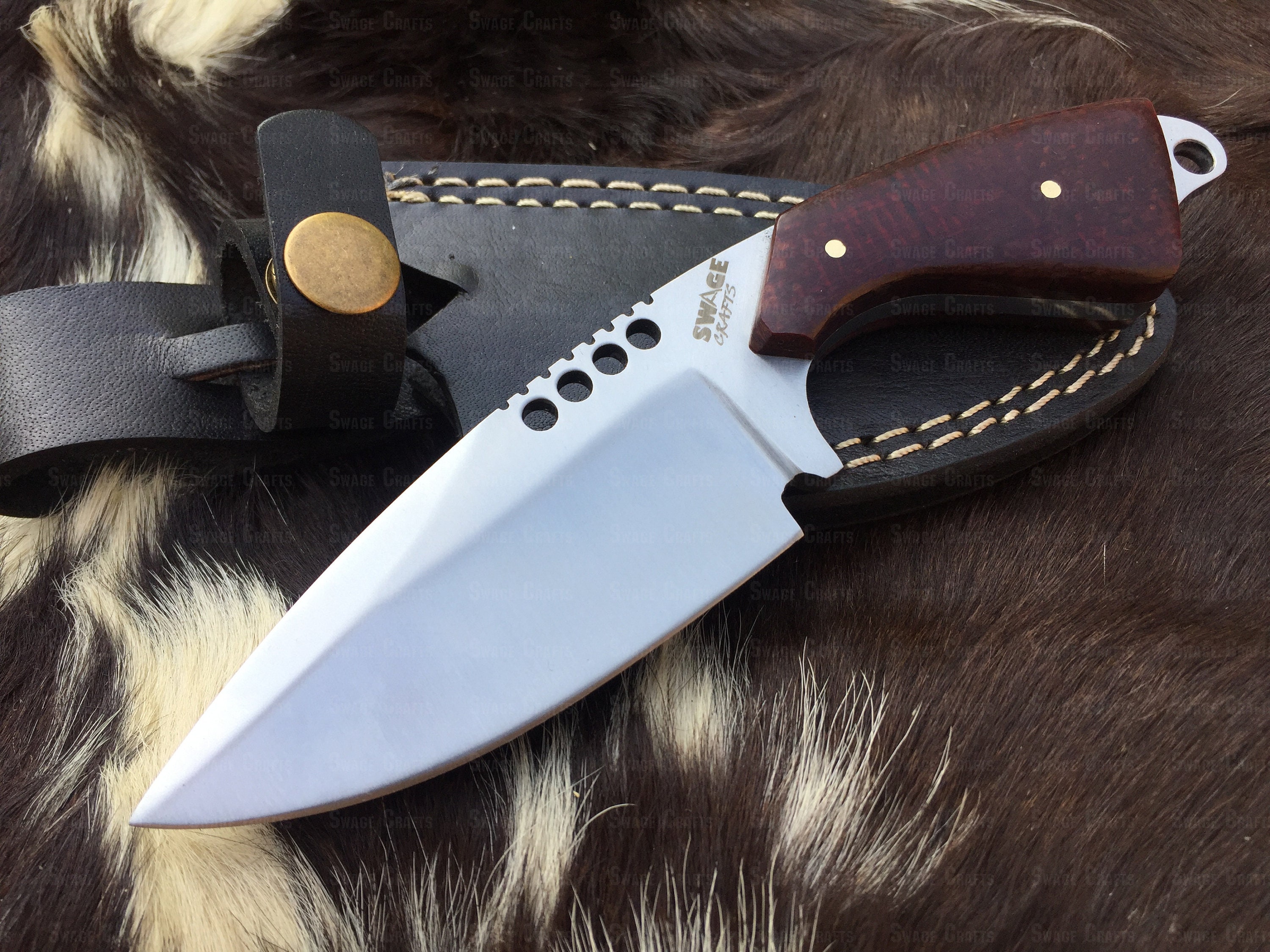 Handmade Hunting Knives steel Hunting Knives boot Knife Gift Outdoor ...