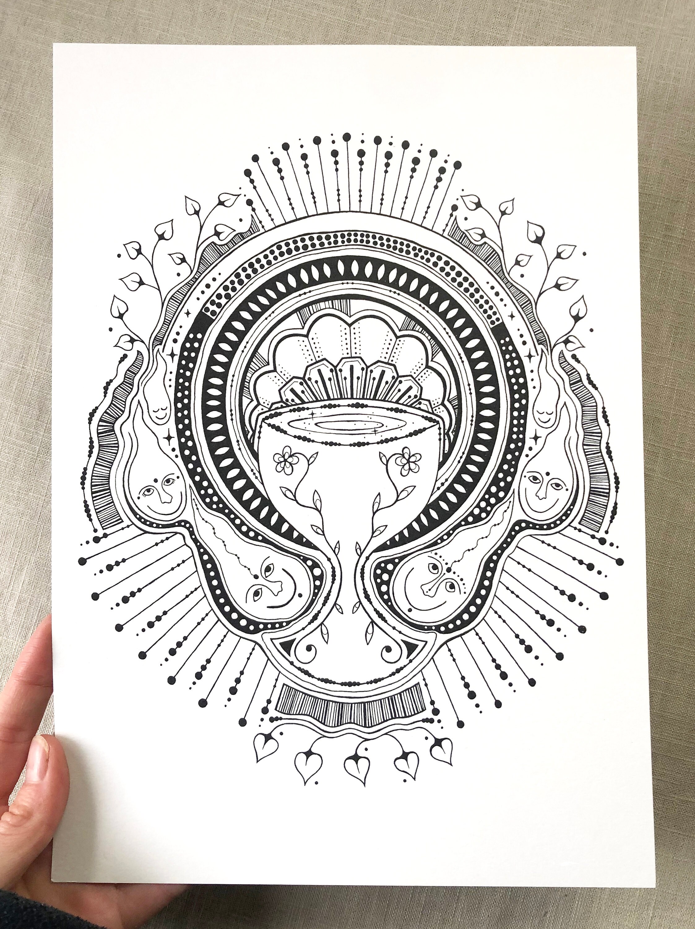 Pretty Designs To Draw On Paper