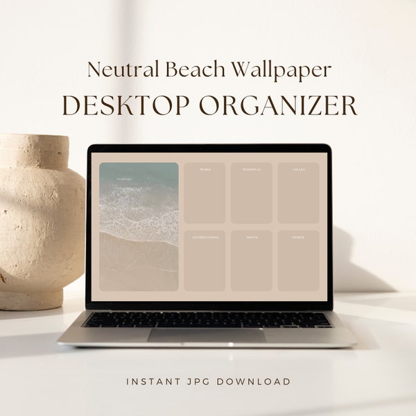 Desktop Beach Wallpaper - Etsy
