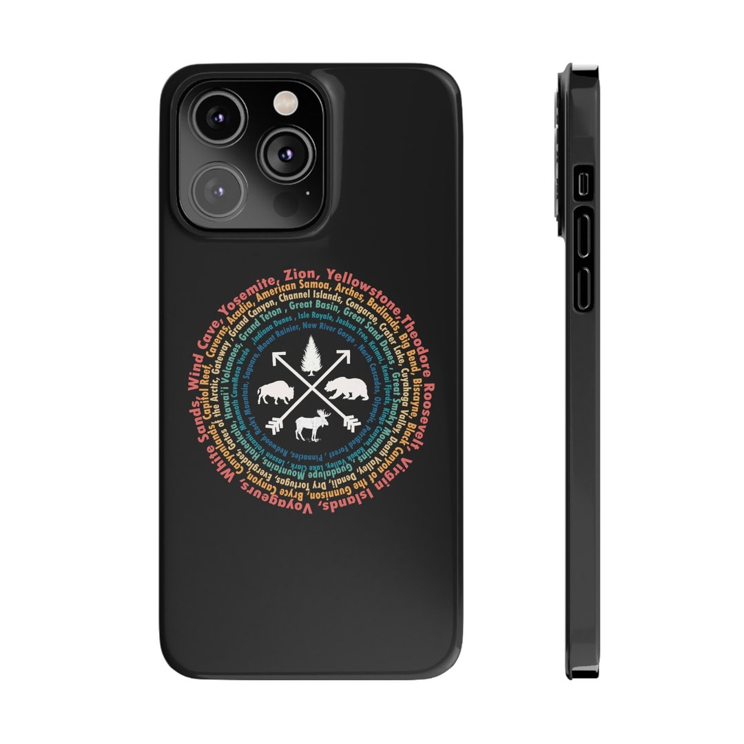 Checklist US National Parks of the USA Phone Cases, Hiking Camping ...