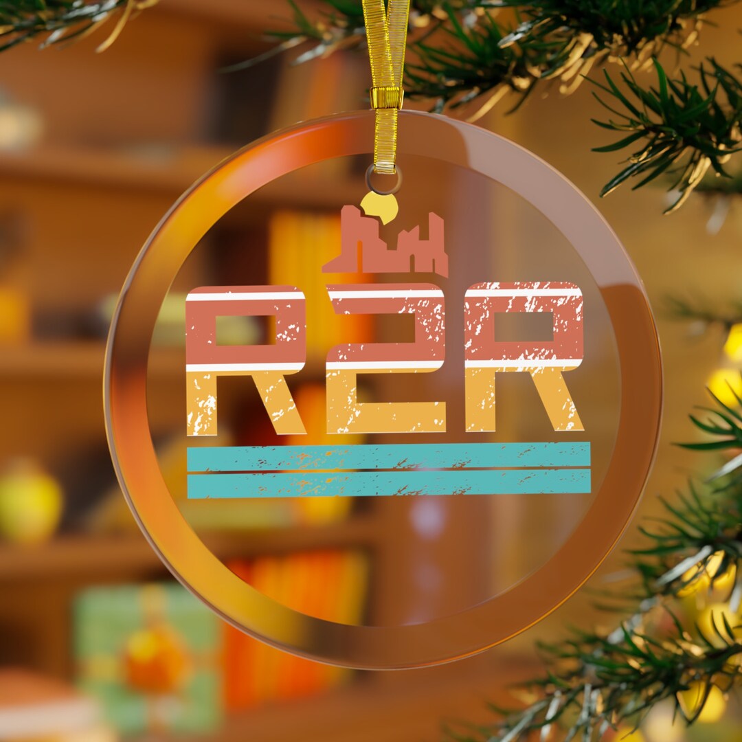 Rim to Rim Grand Canyon National Park Hiking R2R Glass Ornament ...