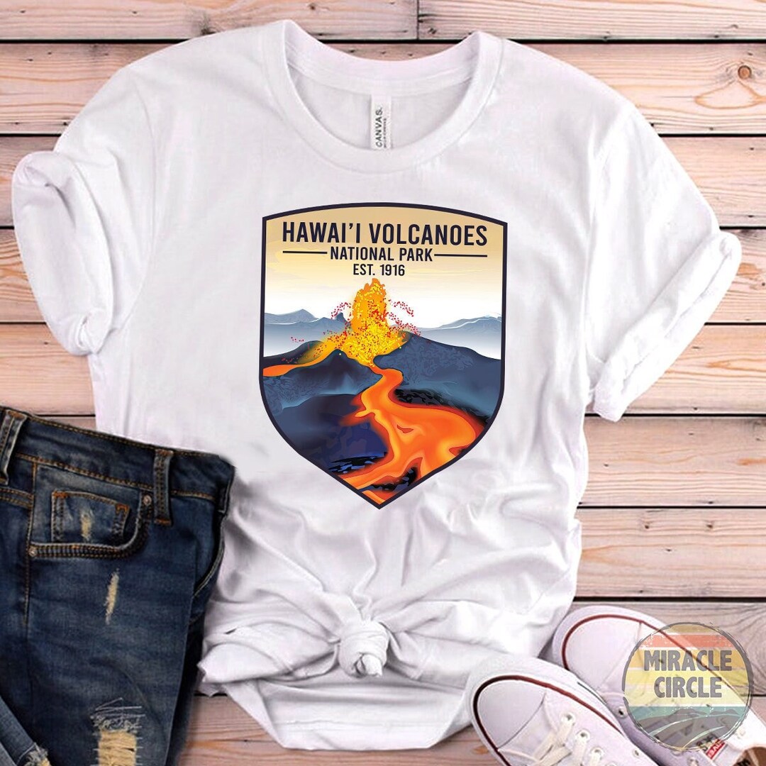 Hawaii Volcanoes Shirt, Hawaii Volcanoes National Park the Big Island ...
