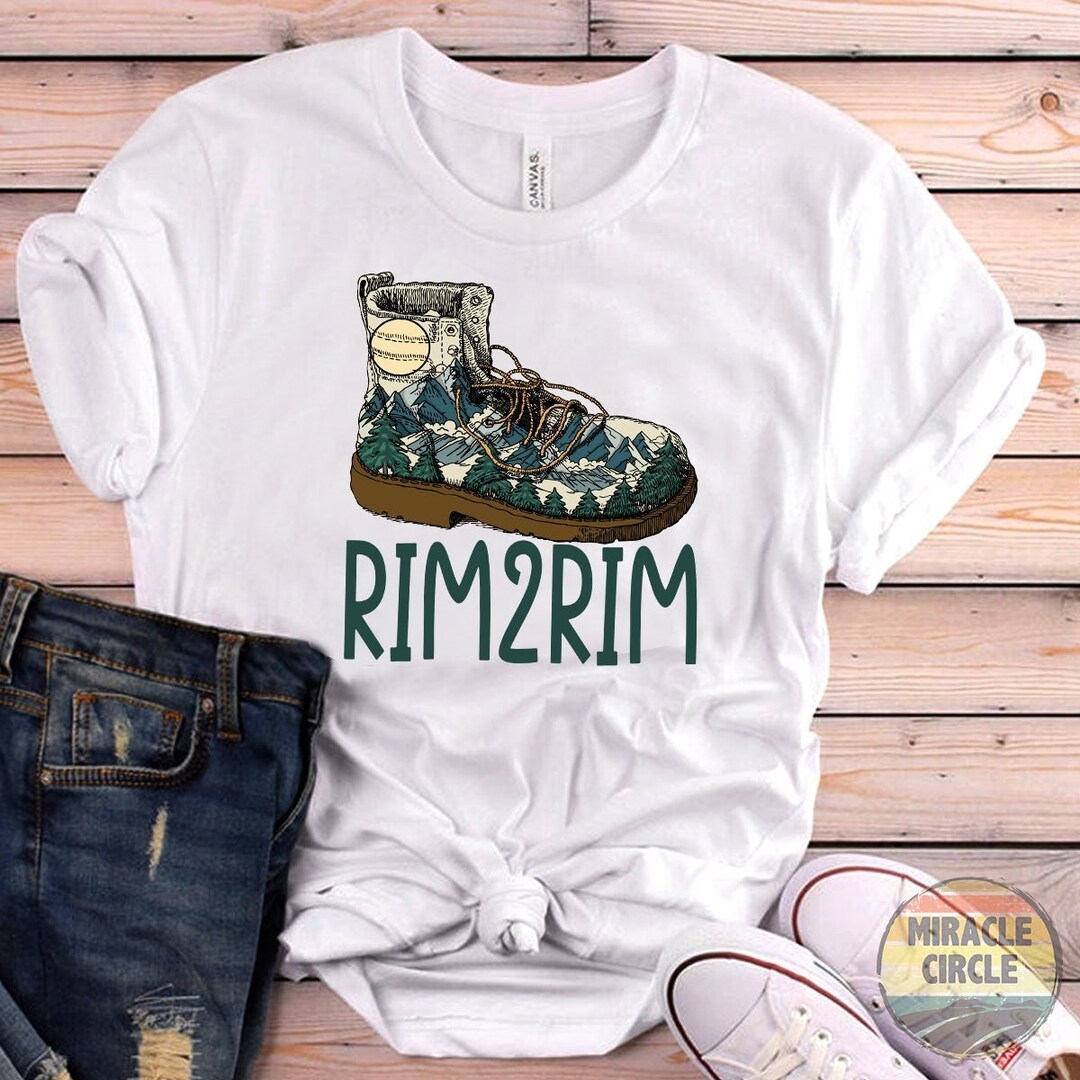 Rim to Rim R2R Crewneck Shirt, Grand Canyon National Park Mountain Rim ...