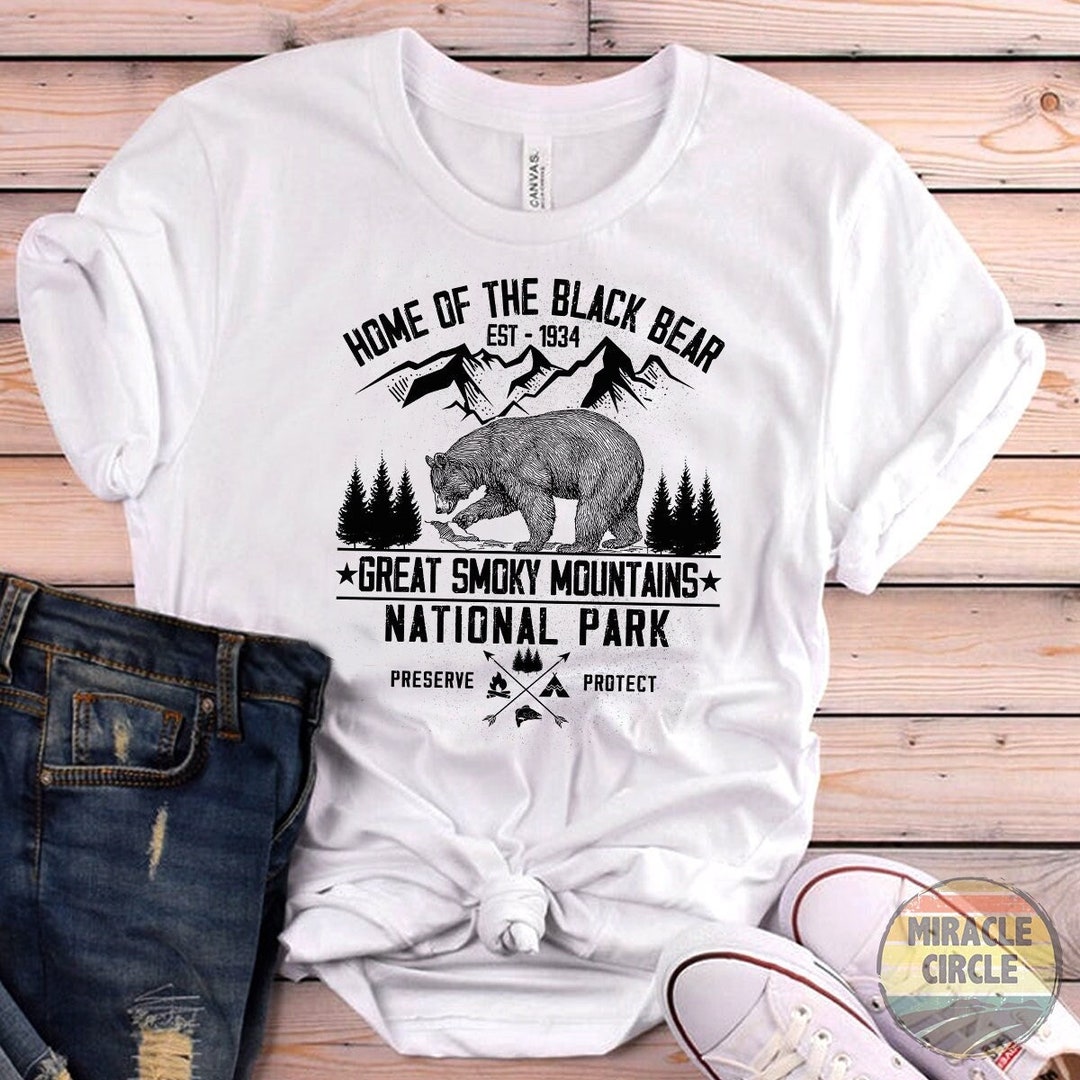 Home Of The Black Bear Shirt Great Smoky Mountains National Park