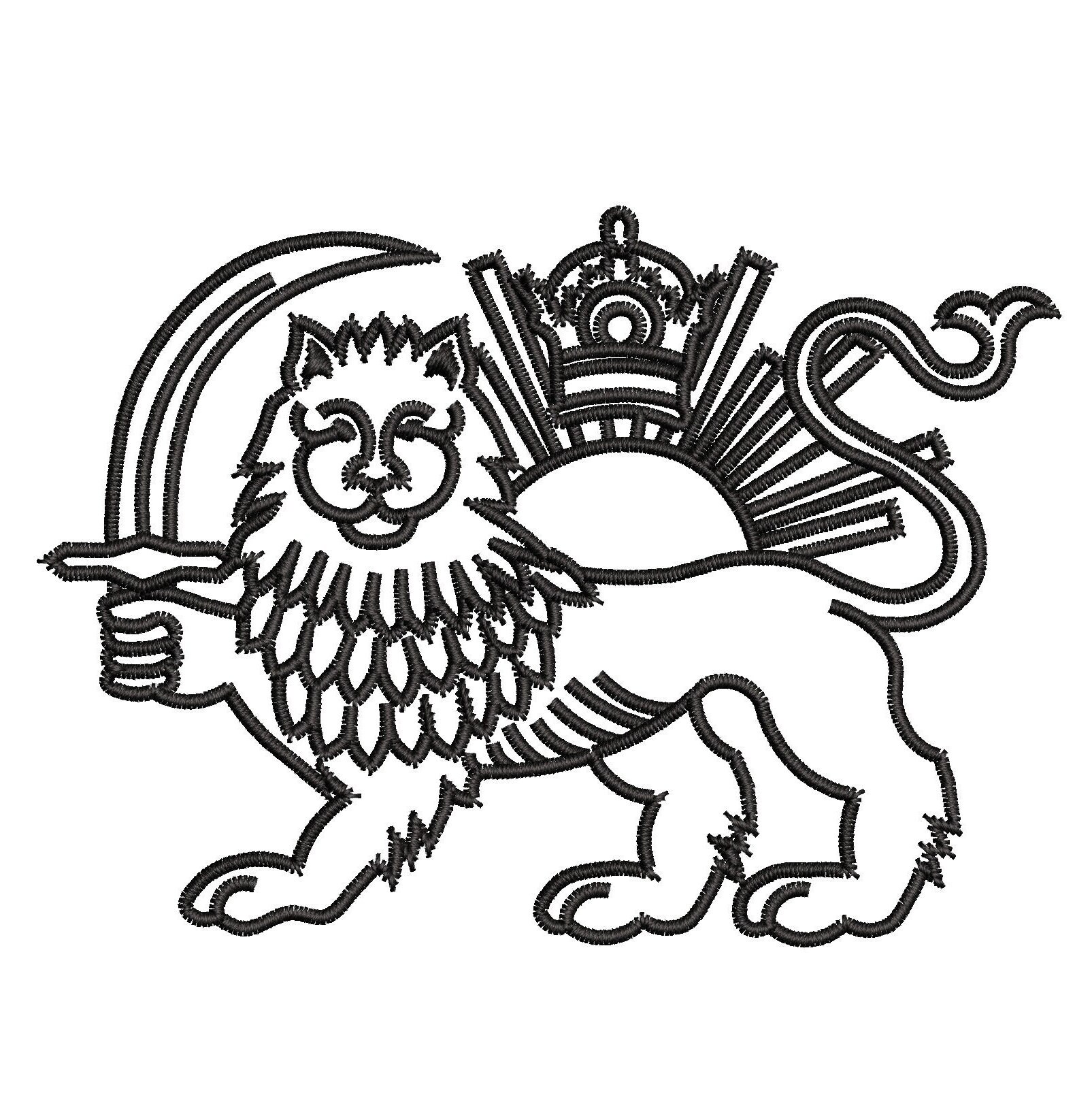 Persian Lion Symbol