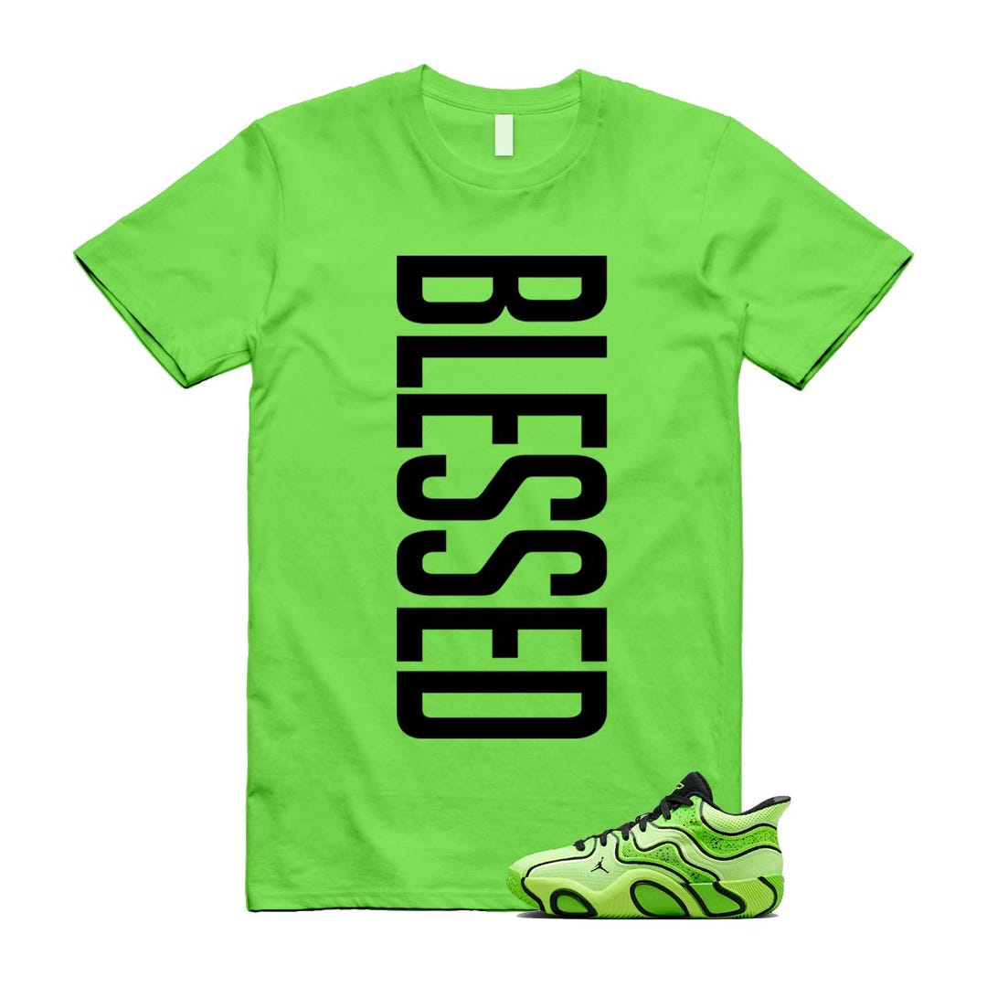 Tatum 3 6th Man Ghost Electric Green Black Neon T Shirt Match VERTBLS ...