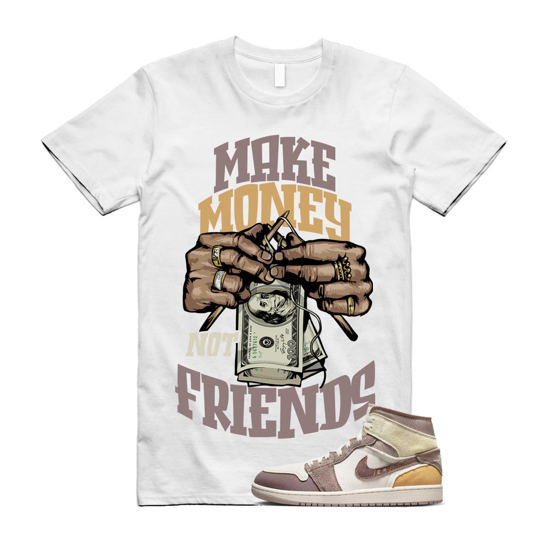 MM T Shirt to Match Air J 1 Mid SE Craft Inside Out Taupe Haze Sail ...