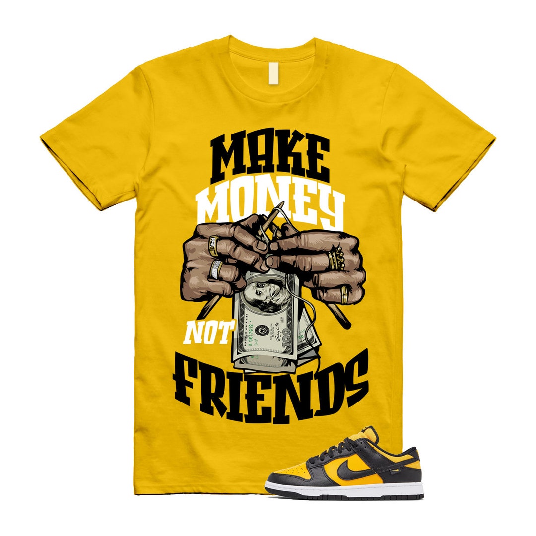 Dunk Reverse Goldenrod University Gold Black White Low T Shirt Match MM ...