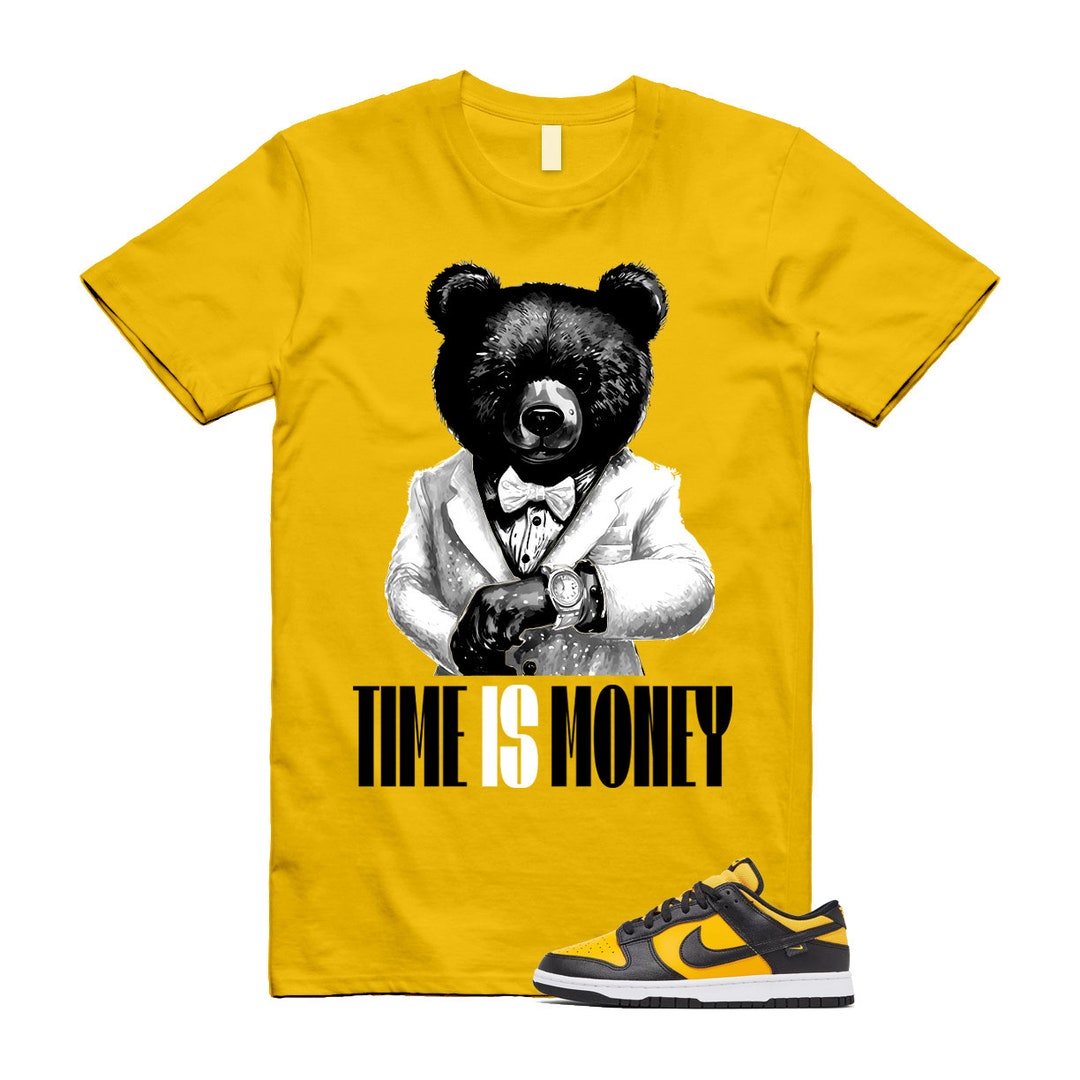 Dunk Reverse Goldenrod University Gold Black White Low T Shirt Match ...