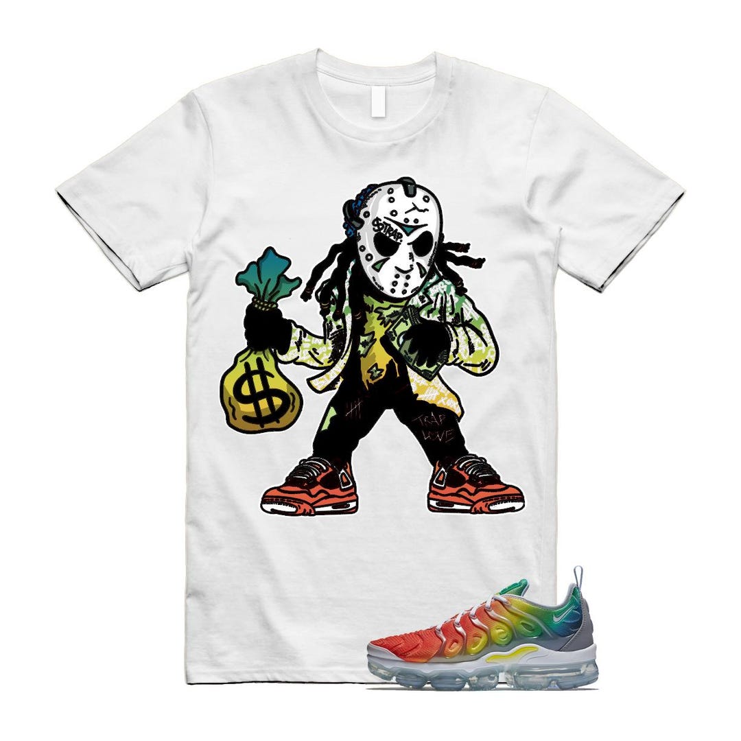 Vapormax Rainbow Air Plus White Neptune Blue Dynamic Yellow T Shirt ...