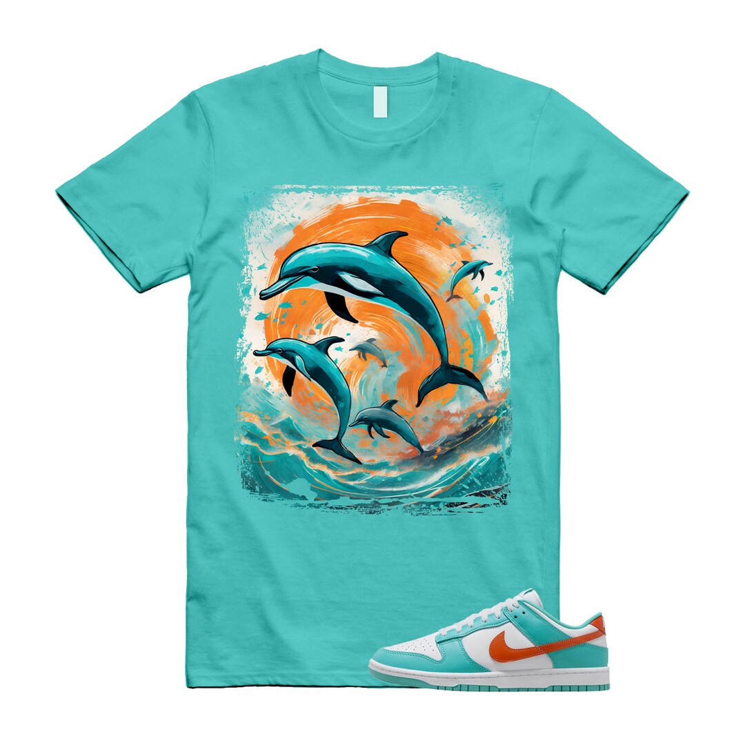 Dunk Miami Dolphins Cosmic Clay Dusty Cactus White Orange Aqua Low T ...