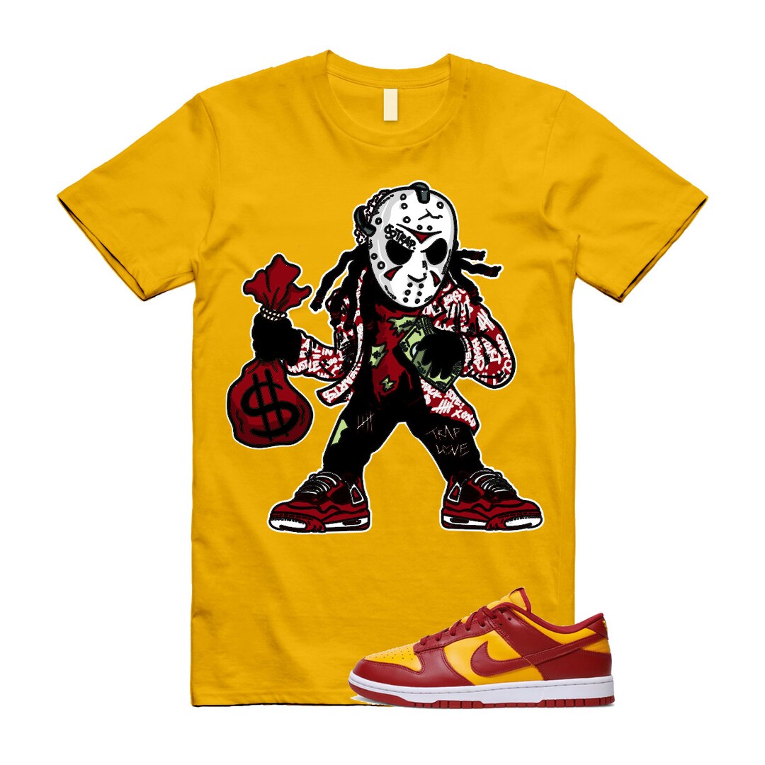 JASON T Shirt Dunk Low Midas Gold Tough Red Day of Dead Dios Muertos ...
