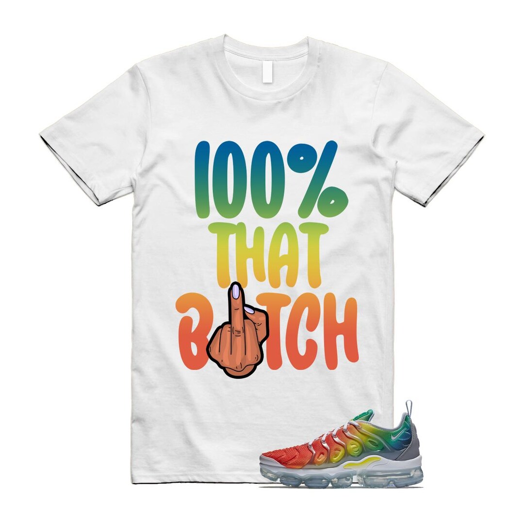 Vapormax Rainbow Air Plus White Neptune Blue Dynamic Yellow T Shirt ...