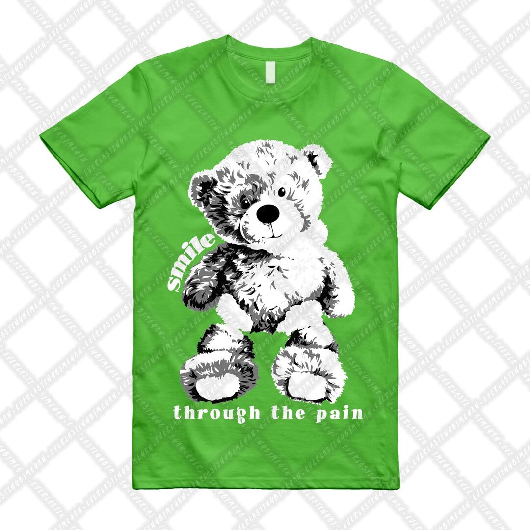 Dunk Chlorophyll Green White Kermit T Shirt Match SMILE - Etsy