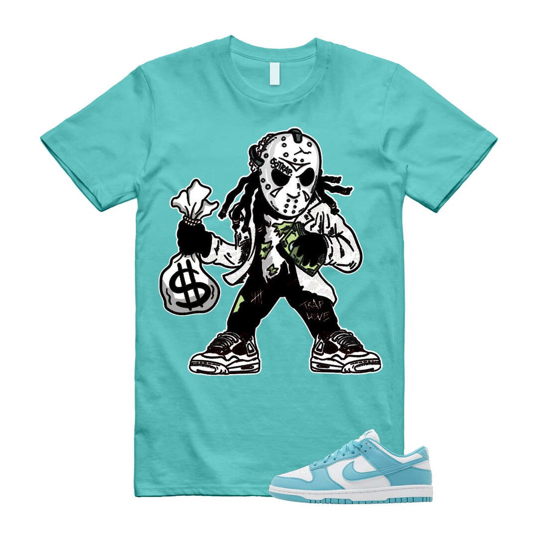 Dunk Dusty Cactus Low Next Nature Aqua Blue White T Shirt Match JASON ...