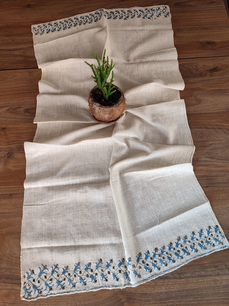 Turkish Ottoman Embroidery Antique Runner Table Cloth - Etsy