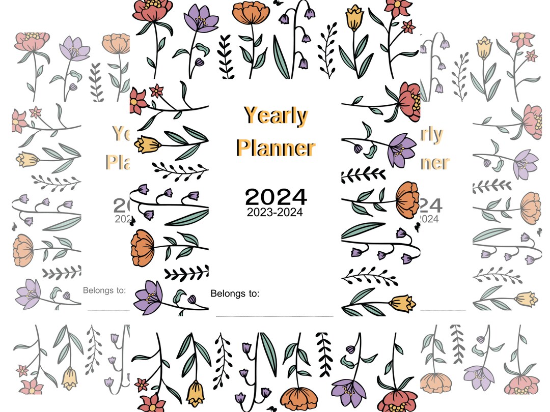 A5 Digital Planner 2023-2024 Daily Weekly Yearly Goals Project Calendar ...