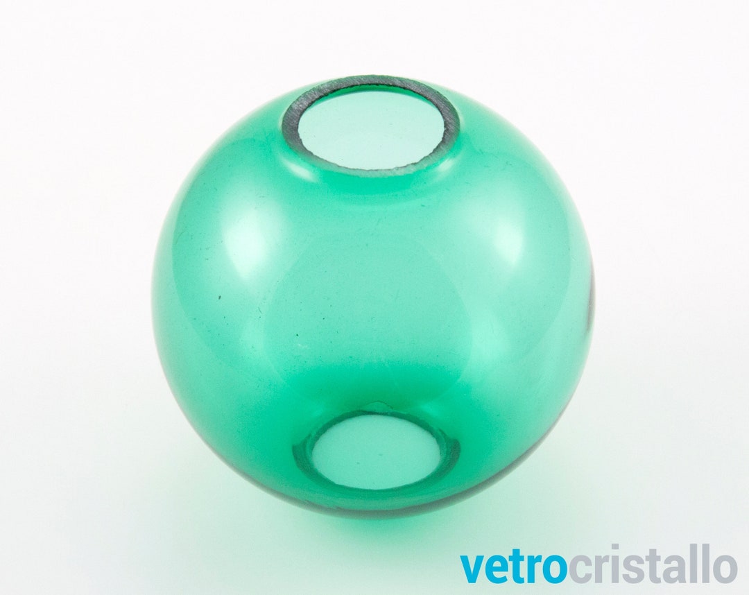 Stringing Green Murano Glass Sphere Diameter 80 Mm for Chandeliers - Etsy