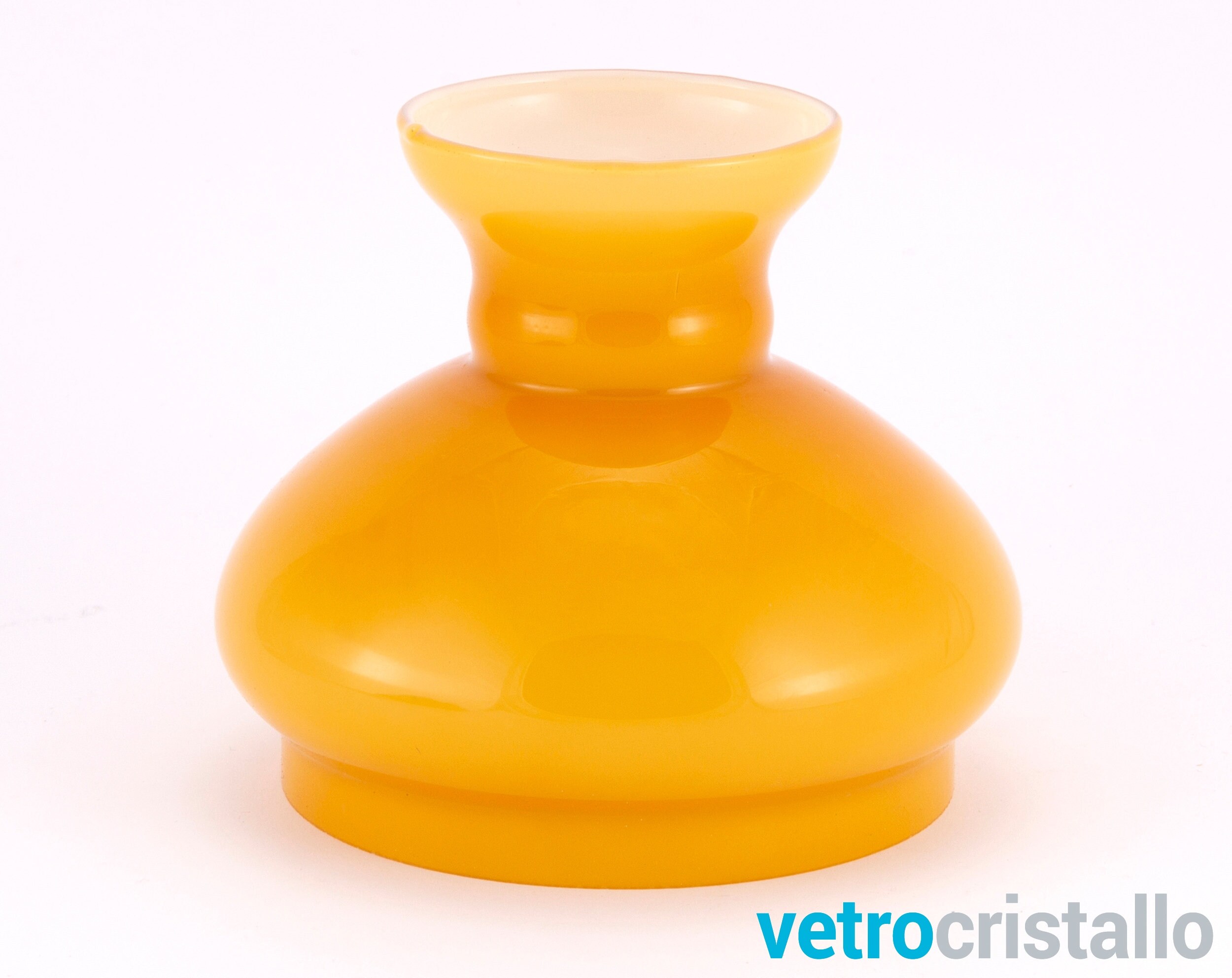 Vintage Old America Style Bell Diffuser Glass Shiny Amber Color - Etsy