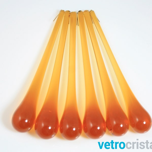 Glass Amber Lamp Shade - Etsy UK