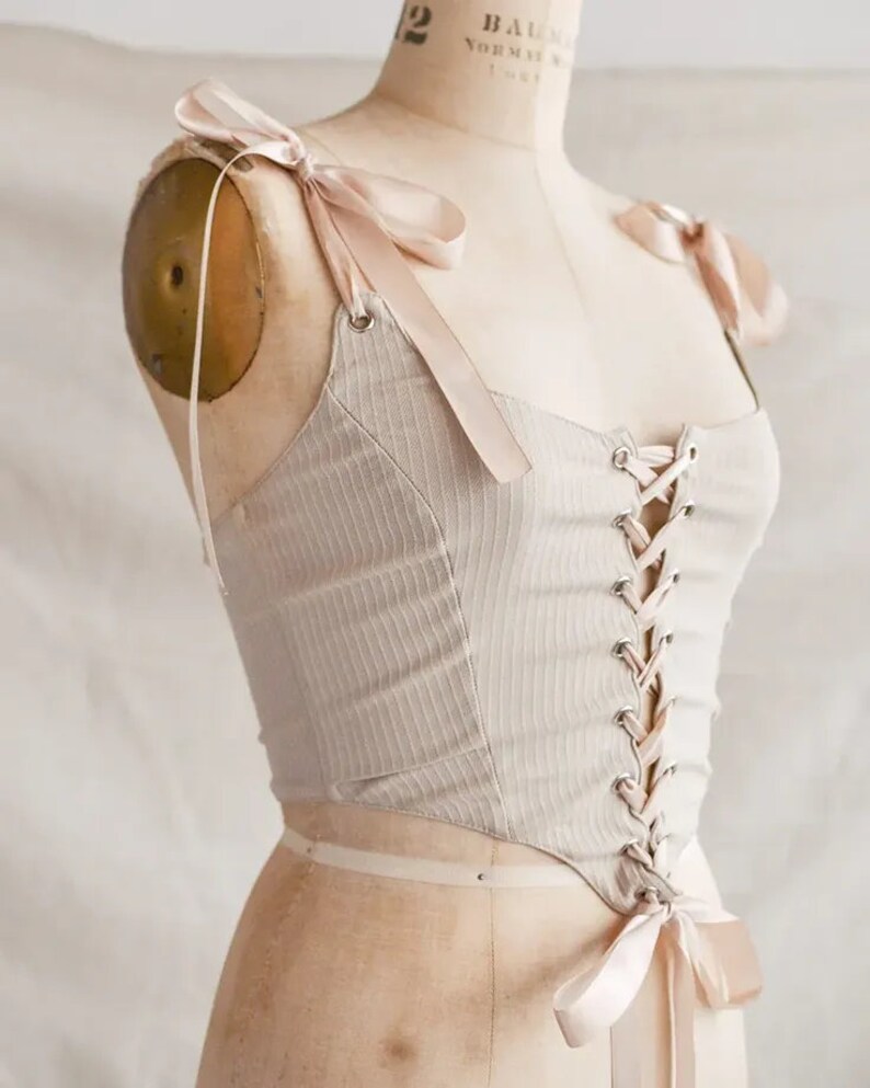 Milkmaid Corset Bustier Corset Top Y2k Top Etsy