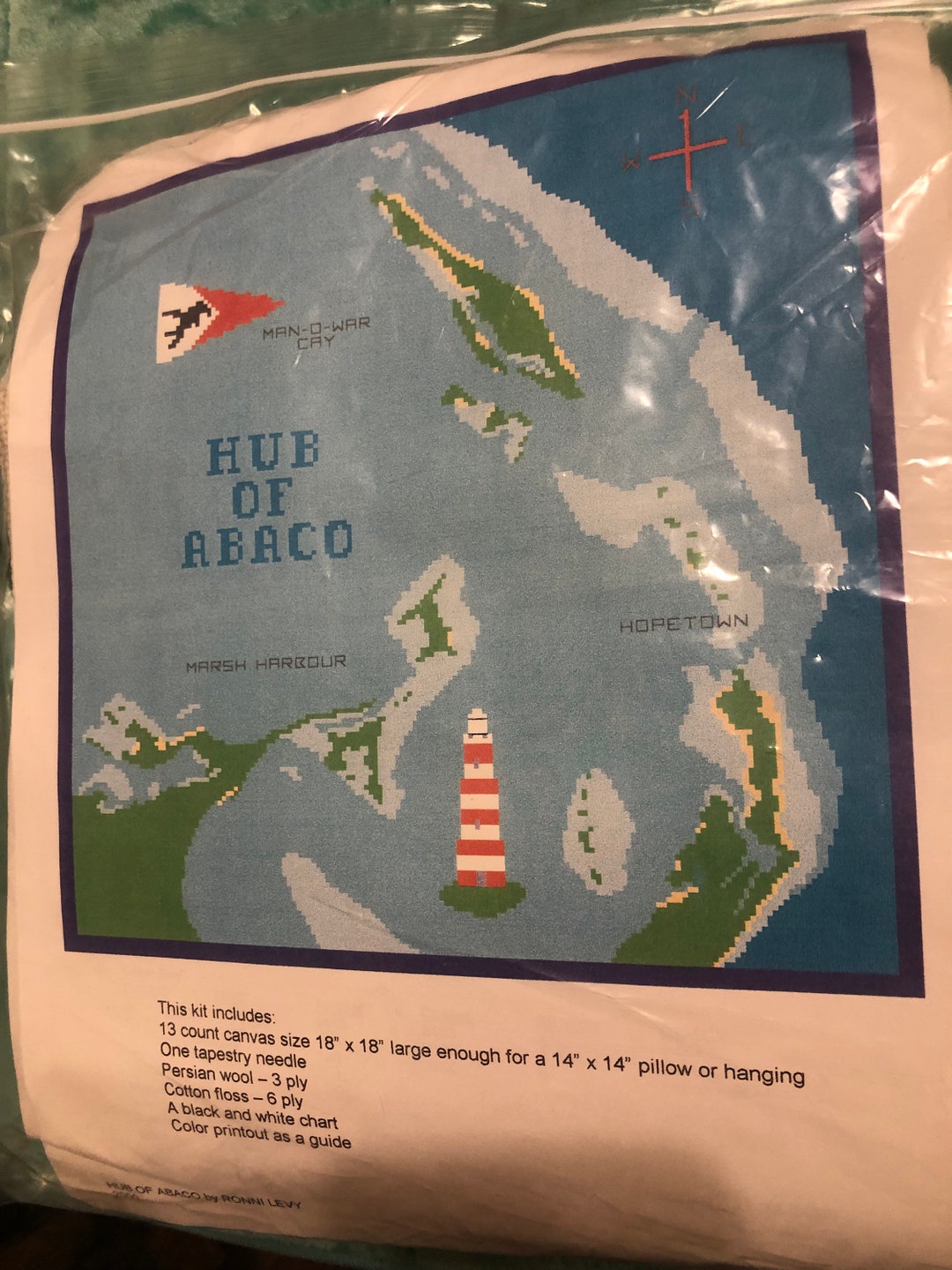 Hub of Abaco - Needlepoint Kit - New in Package - FREE SHIPPING - Etsy