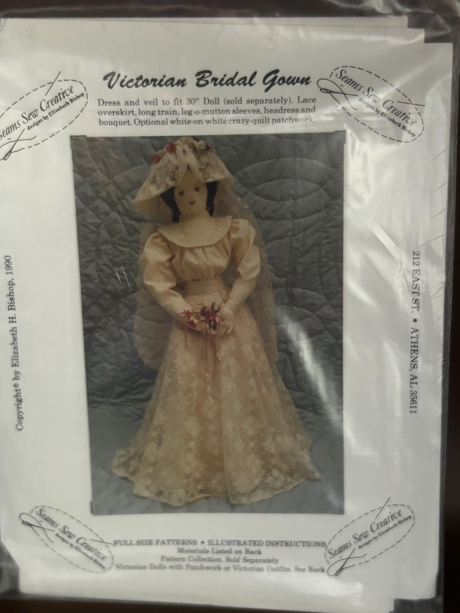 Patterns for 30"/32" Victorian Doll Clothes-never Cut-full Size Pattern ...