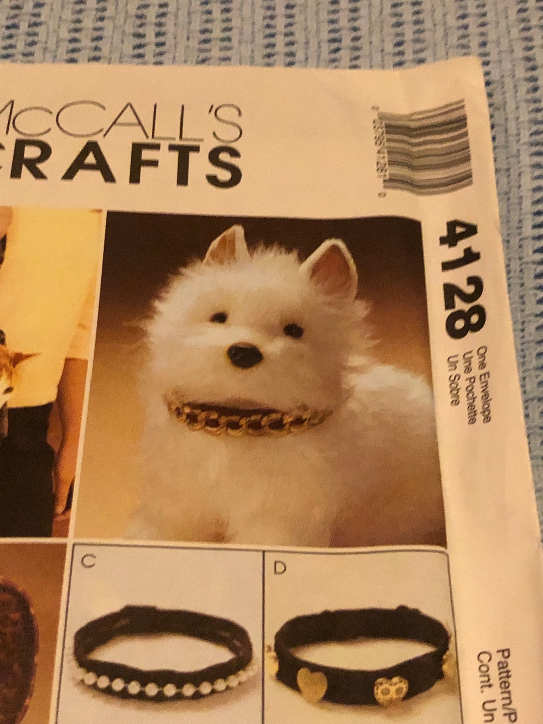 Mccall's Craft Pattern #4128-includes Patterns for Pet Collars and ...