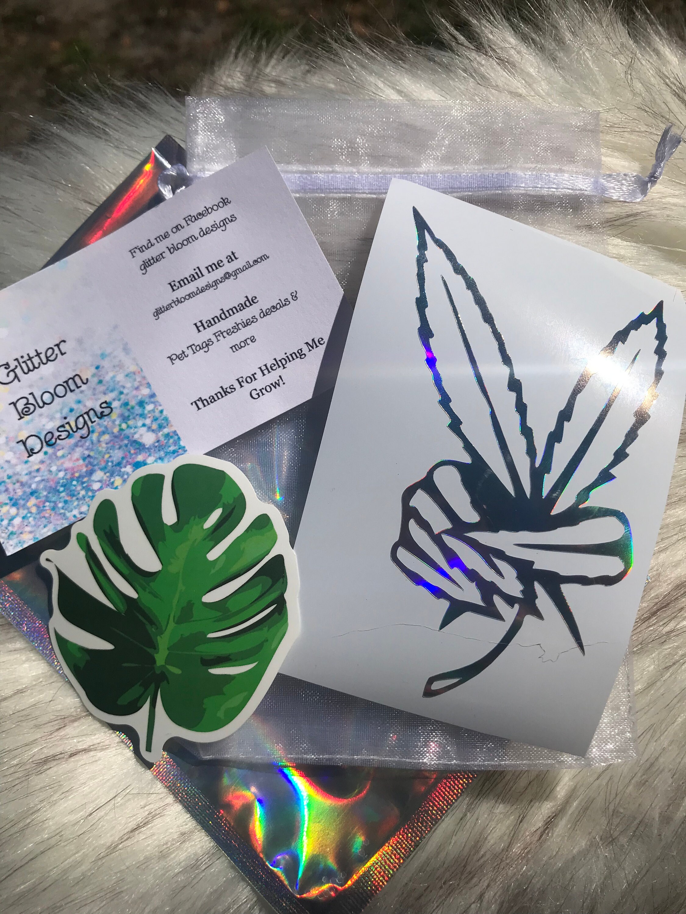 Ganja Leaf Peace Decal | Etsy