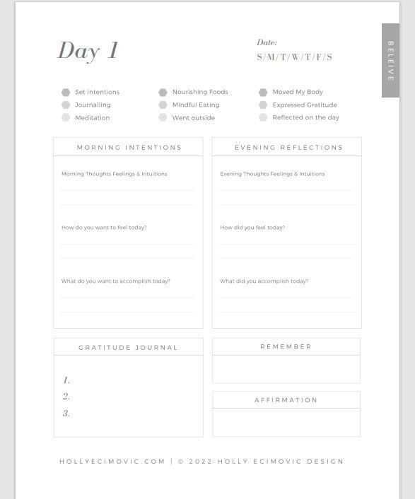 90-page Dream Board Journal - Printables - Goal Setting Journal Sheets ...