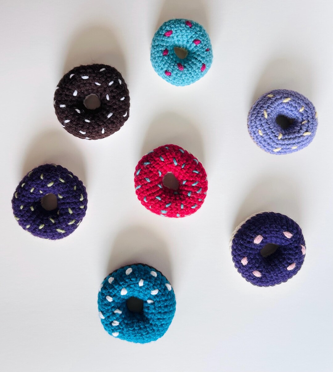 Crochet Donut: Handmade Purse Accessory or Play Food - Etsy