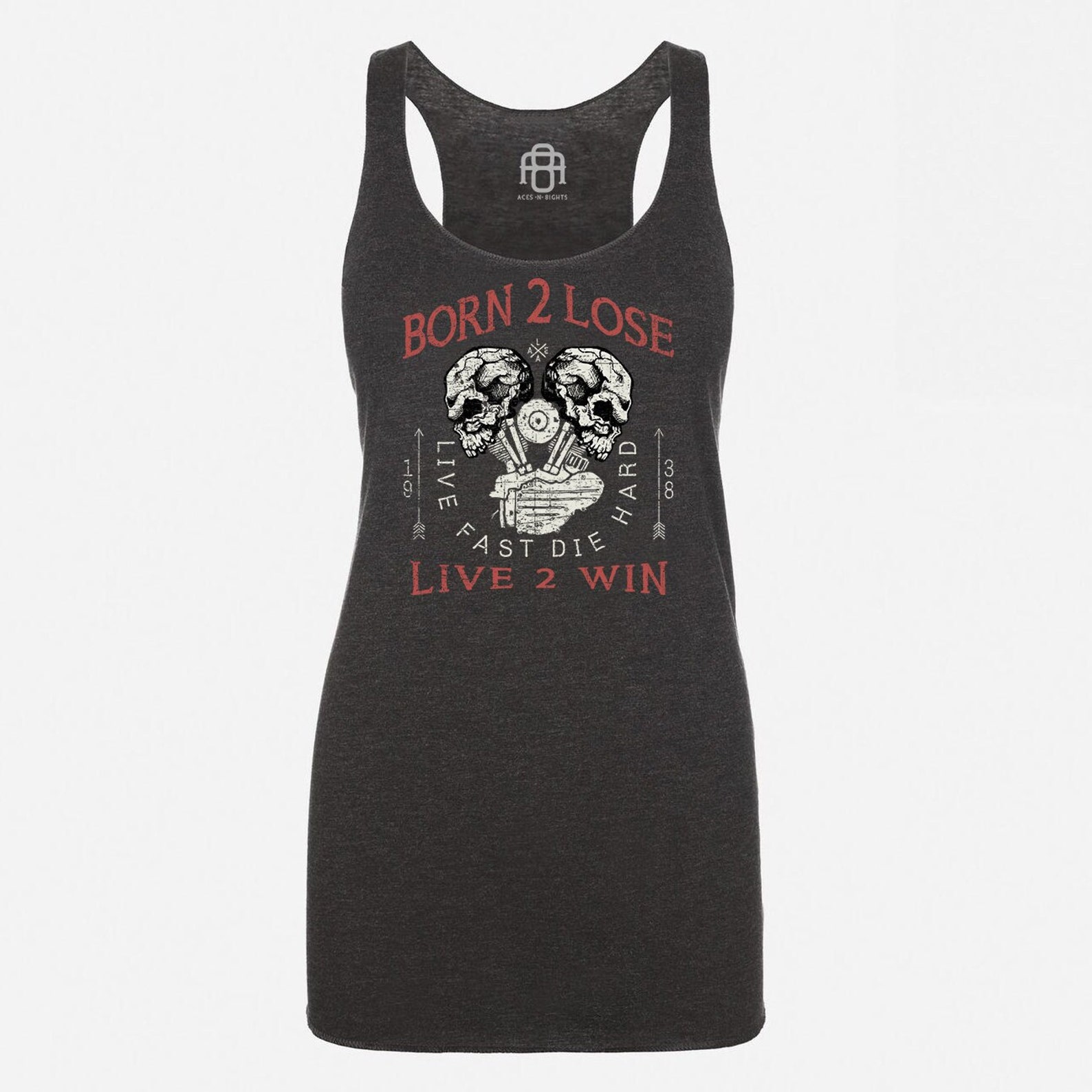 Born 2 Lose - Live 2 Win Ladies Motorcycle Tank - Etsy