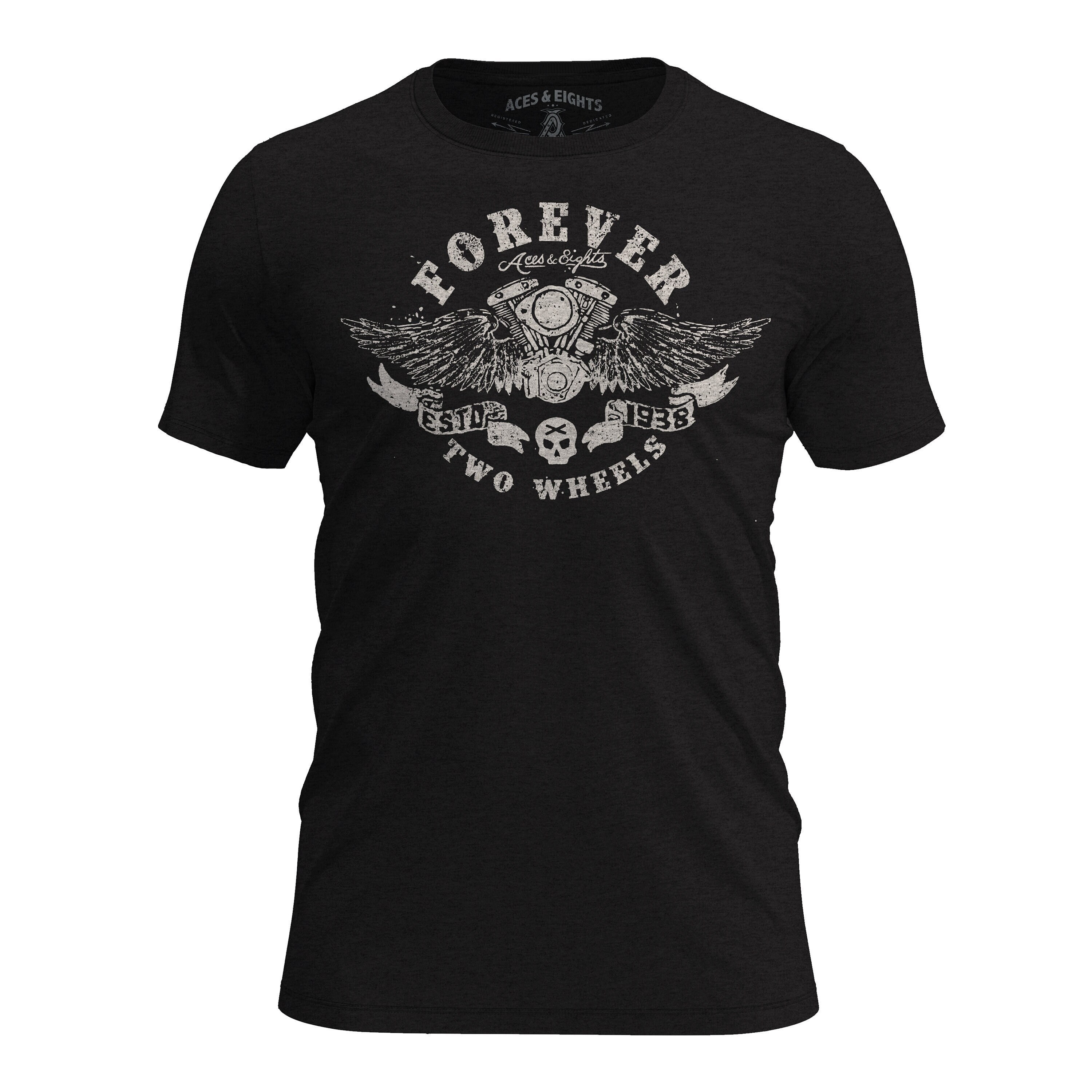 Motorcycle Shirt for Men - Forever Two Wheels - Biker Shirt for Men ...