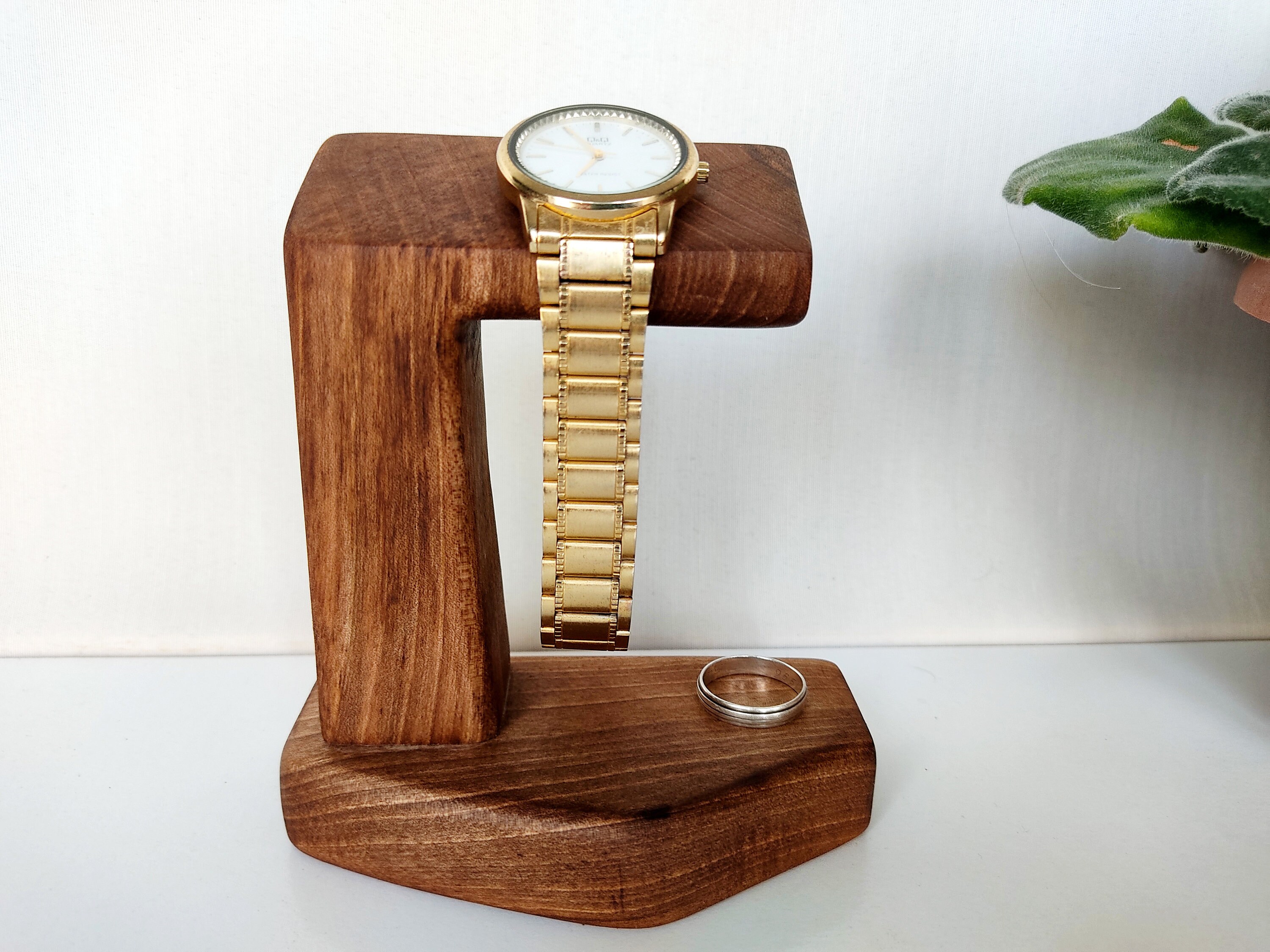 Watch Stand, Walnut Watch Holder, Bracelet Holder, Wood Watch Stand ...