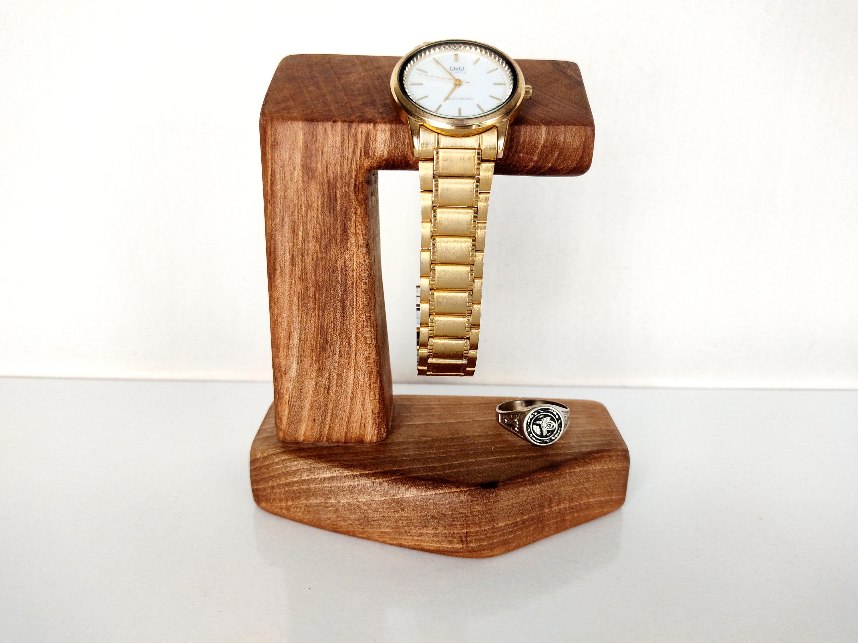 Watch Stand, Walnut Watch Holder, Bracelet Holder, Wood Watch Stand ...