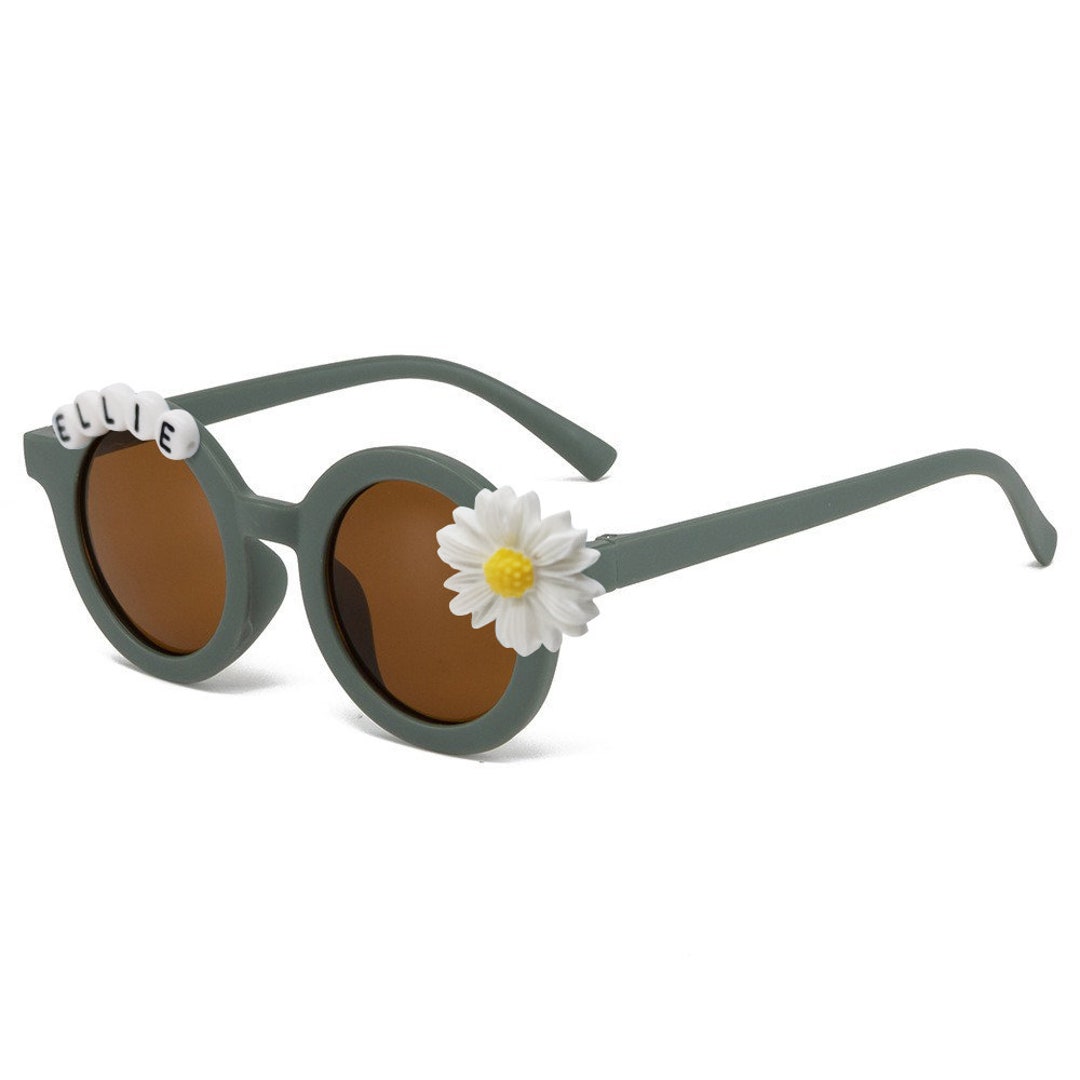Personalized Daisy Sunglasses for Kids Customized Baby Name Shades ...