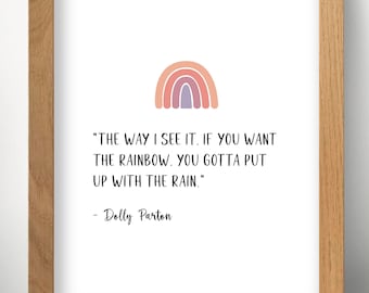 Dolly Parton Quote Print / Digital Art / Printable / Wall - Etsy