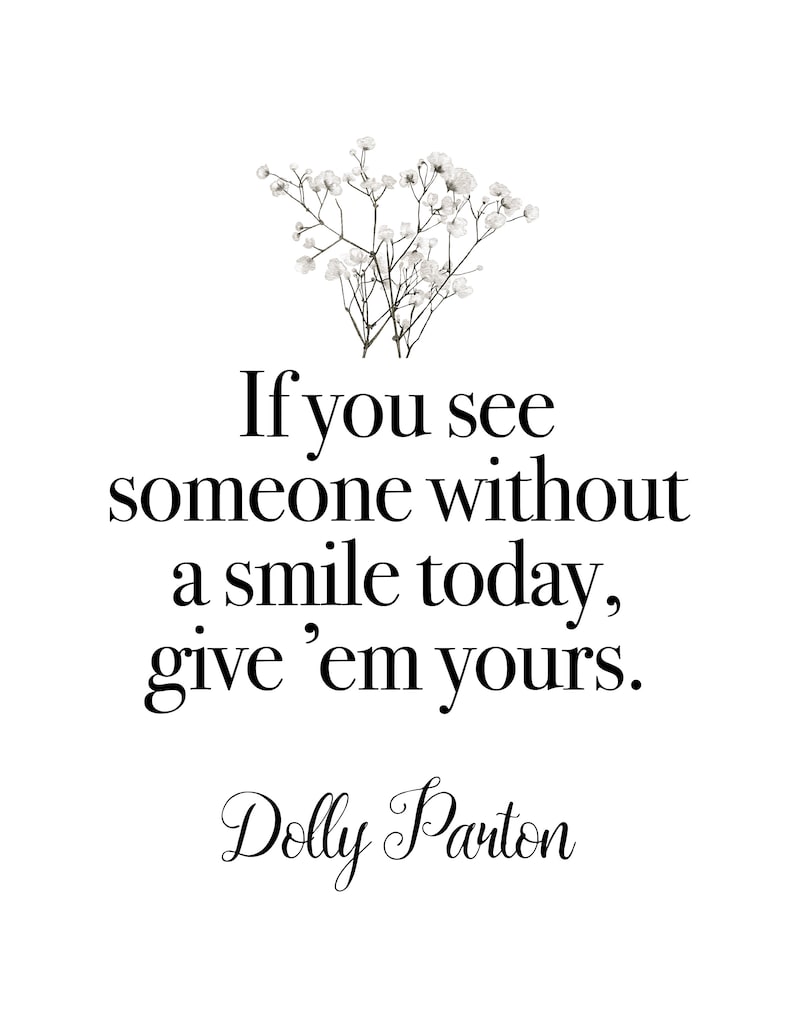 Dolly Parton Quote, Inspirational Quote, Art Decor, Art Print, Wall Art ...