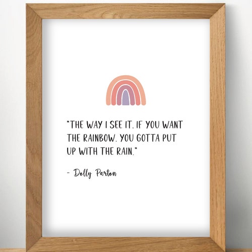 Dolly Parton Wall Print Printable Dolly Quote Printable Wall - Etsy