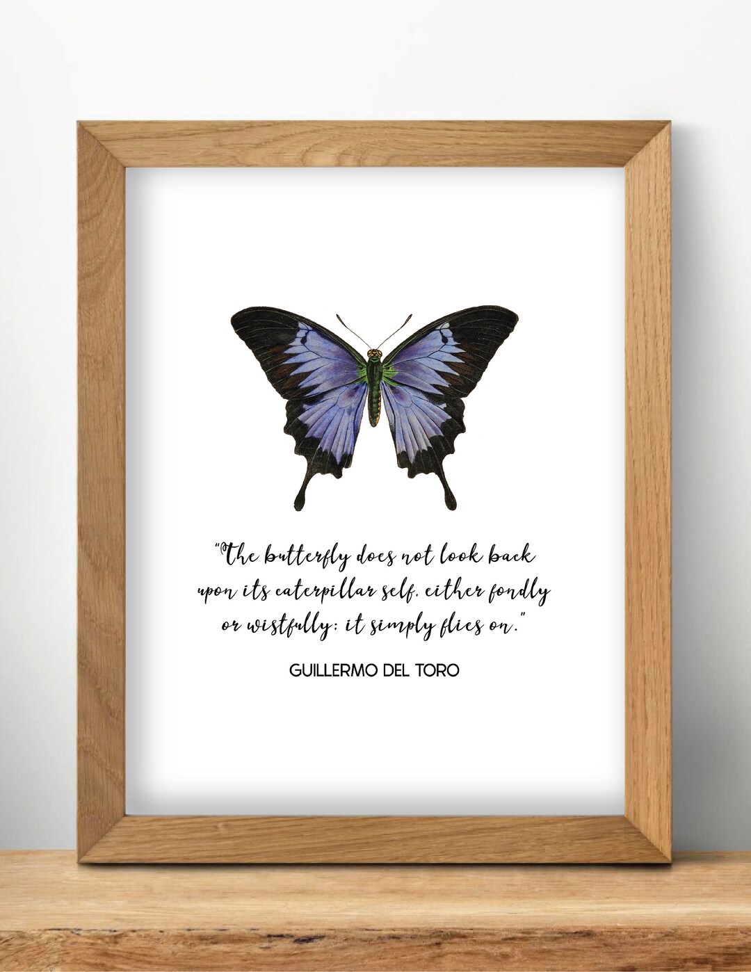 Butterfly Inspirational Quote Art Print, Wall Decor, Bedroom Decor ...